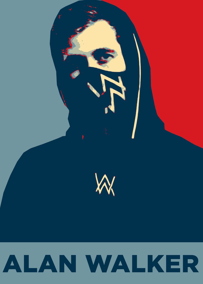 'alan walker' Poster, picture, metal print, paint by Limited Edition ...
