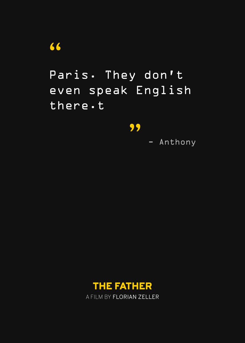'The Father Quote 3' Poster by Quoteey | Displate