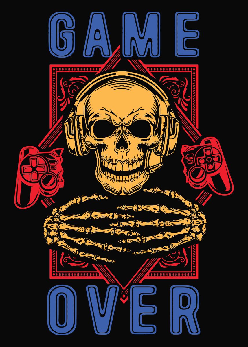 'Gaming Gamer Videogames' Poster by Statements | Displate