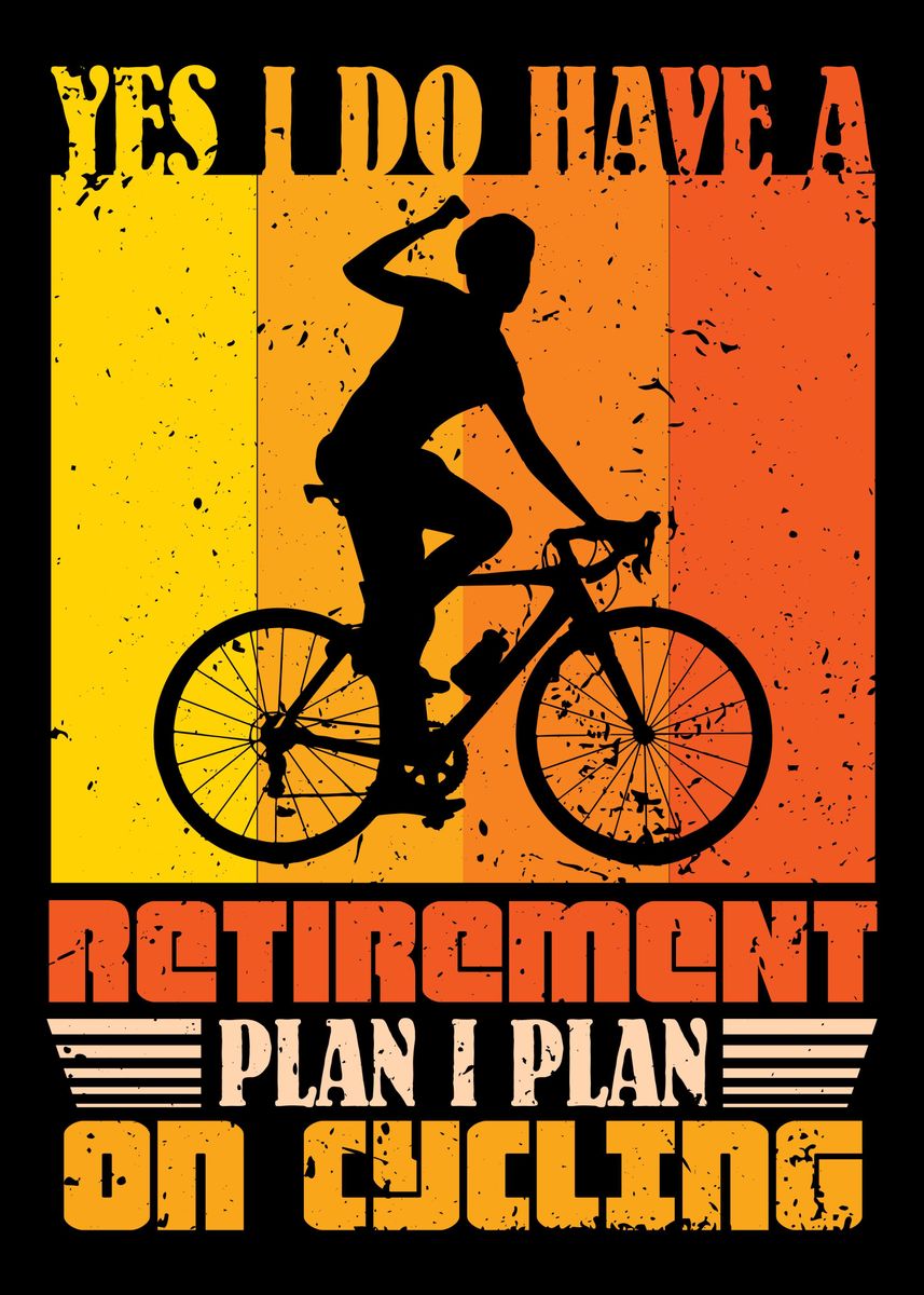 'Cycling bike biking' Poster, picture, metal print, paint by Sebastian ...