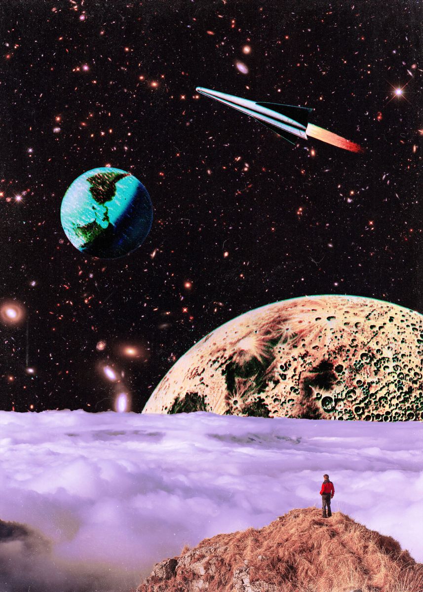 'Wishing I Was On It' Poster, picture, metal print, paint by Jess ...