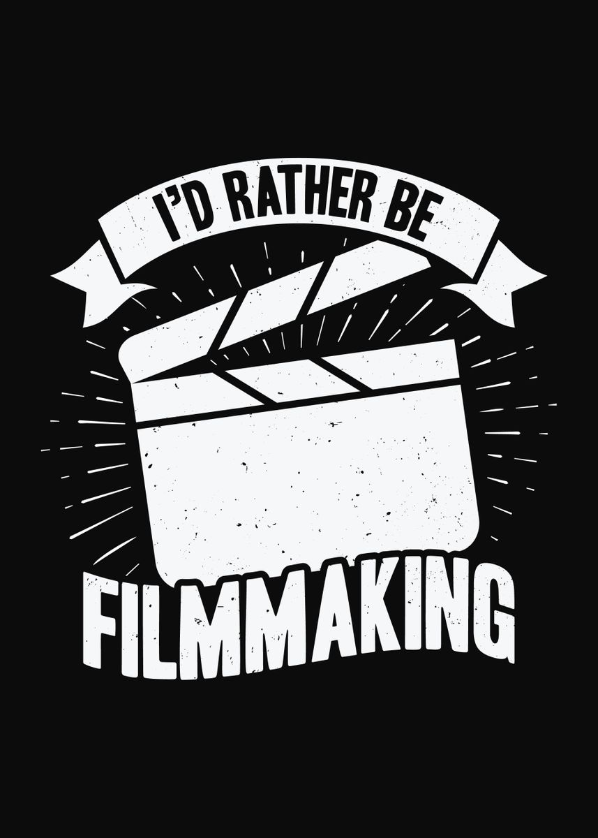 'Filmmaker Film Director' Poster, picture, metal print, paint by Marcel ...