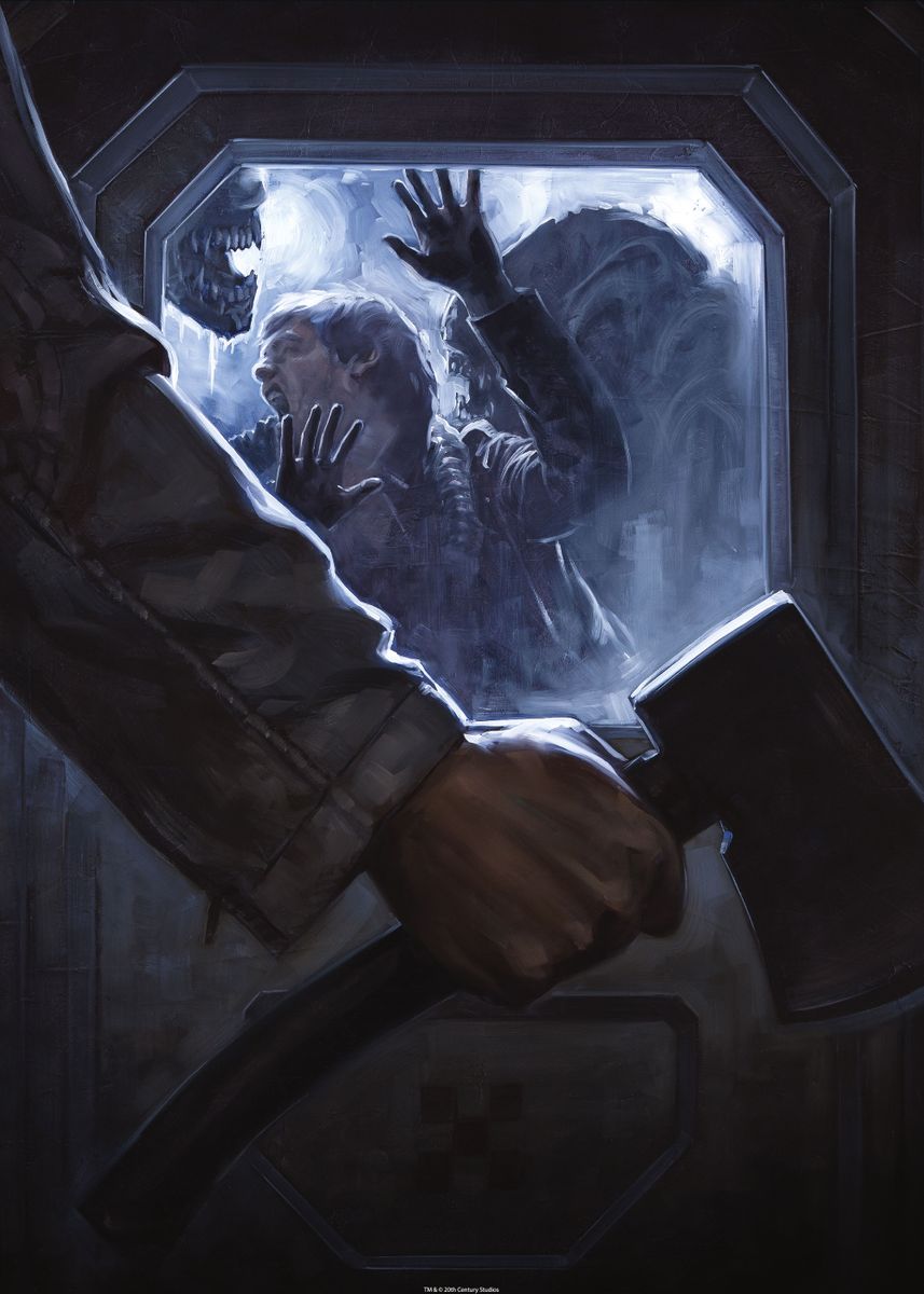 'How To Escape Alien' Poster, picture, metal print, paint by Alien ...