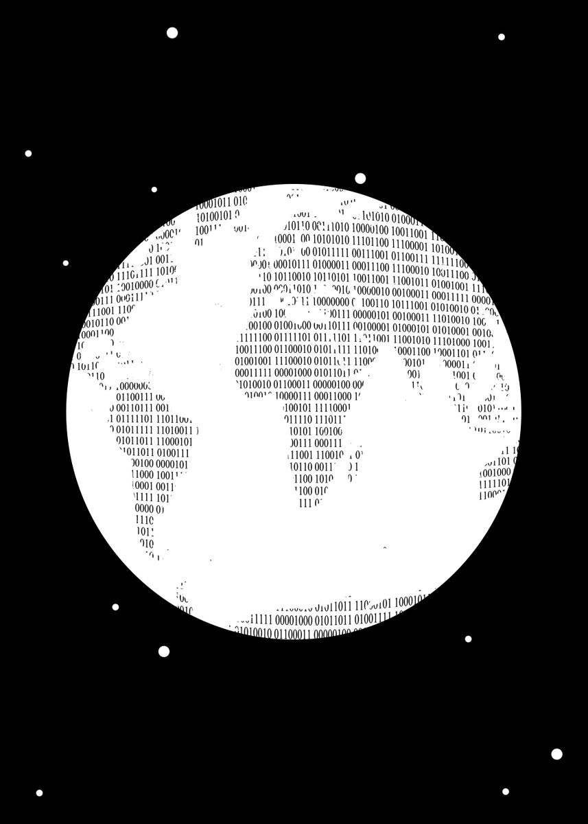 'Binary Earth' Poster by Arijit Works | Displate
