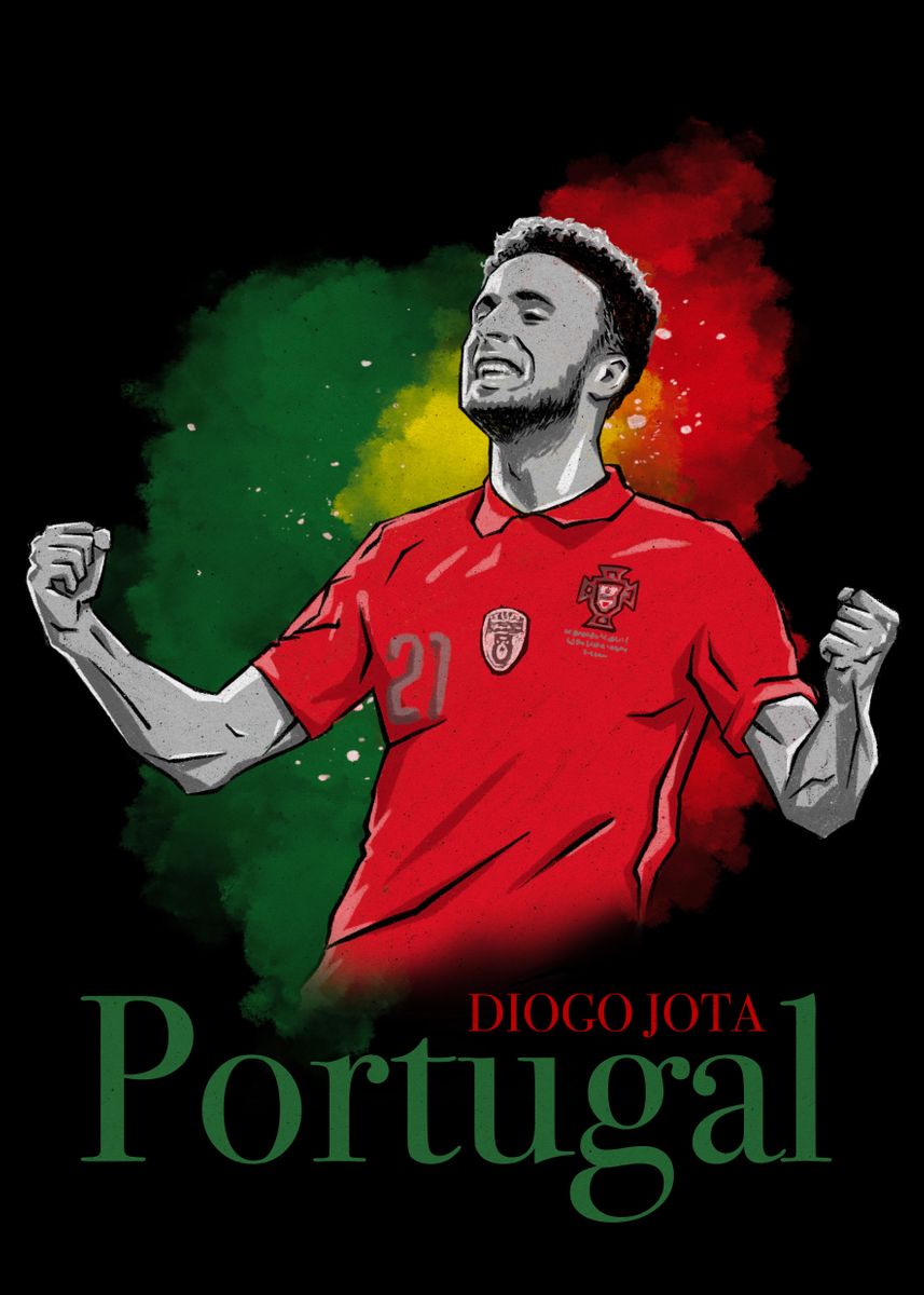 'Portugal Euro 2020' Poster, picture, metal print, paint by Popart ...