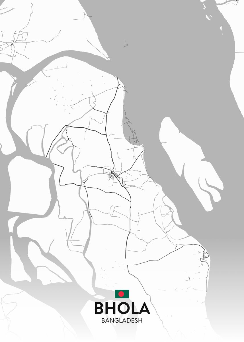 'Bhola BD' Poster, picture, metal print, paint by IMR Designs | Displate