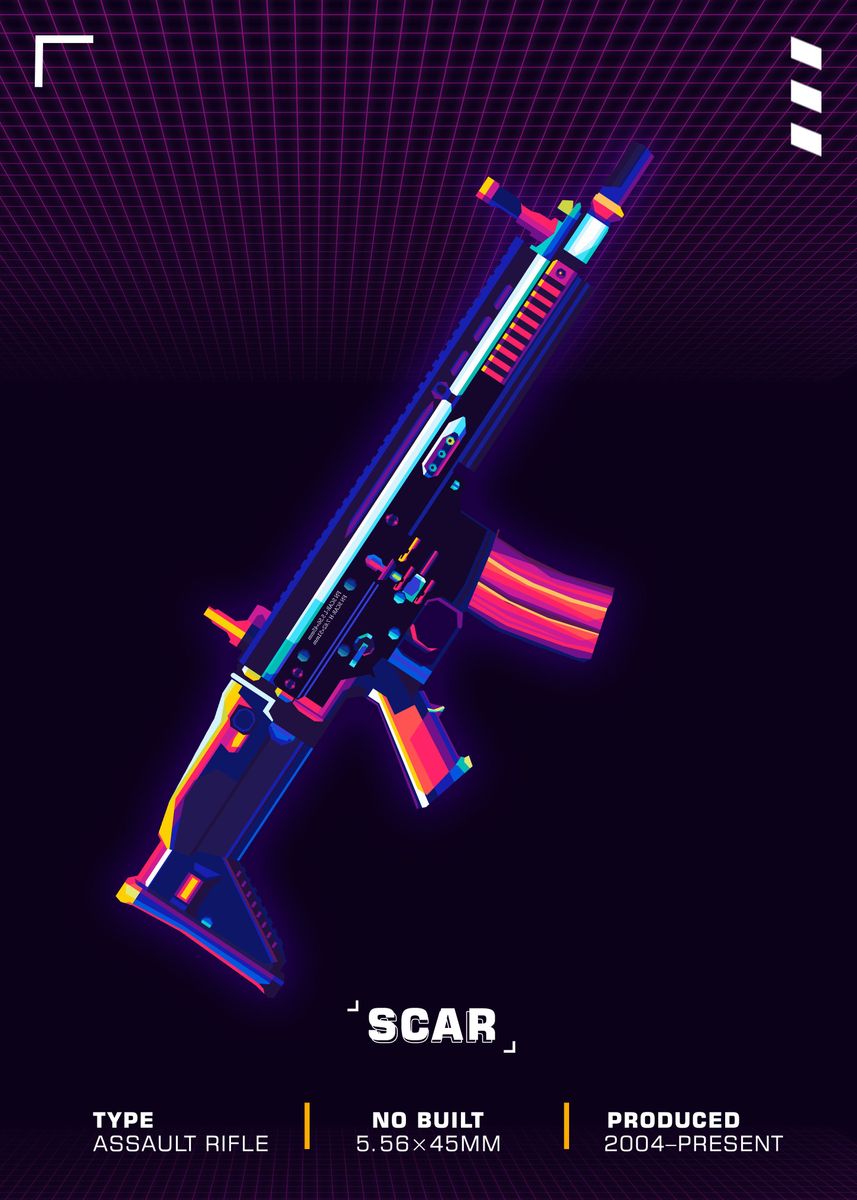 'Scar' Poster, picture, metal print, paint by Aliigal Artwork | Displate