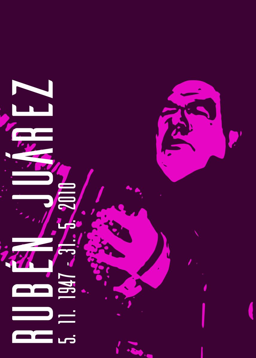 'Ruben Juarez' Poster, picture, metal print, paint by Petra ...