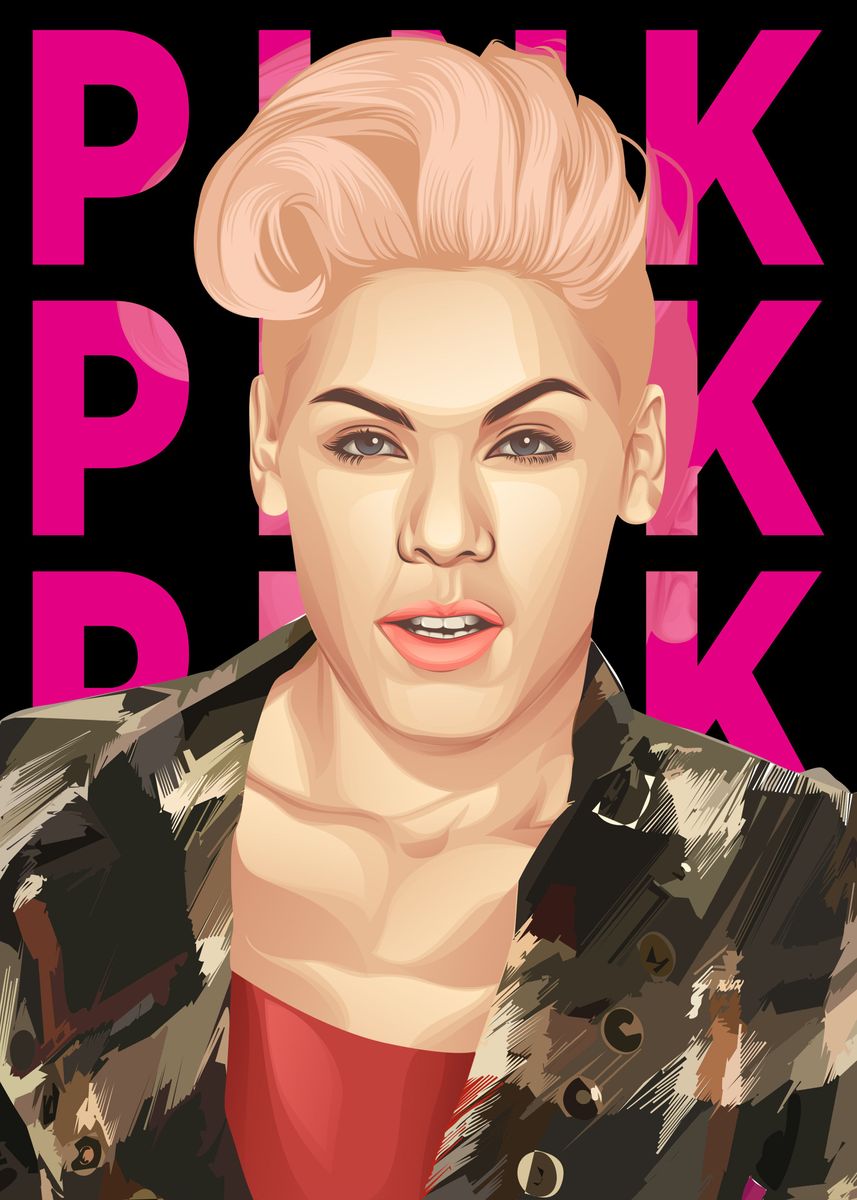 'Pink' Poster by G Design | Displate