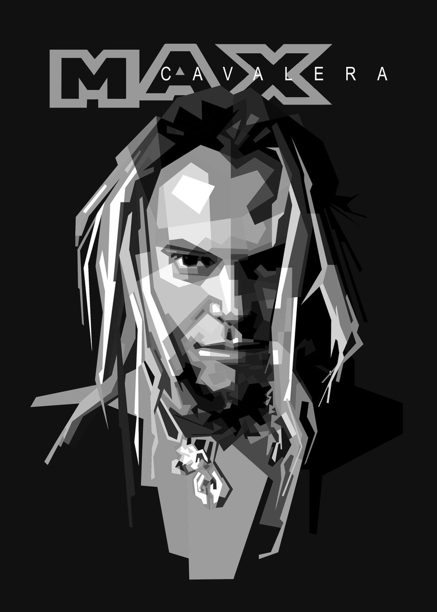'Max Cavalera' Poster, picture, metal print, paint by Ant Sepulchre ...