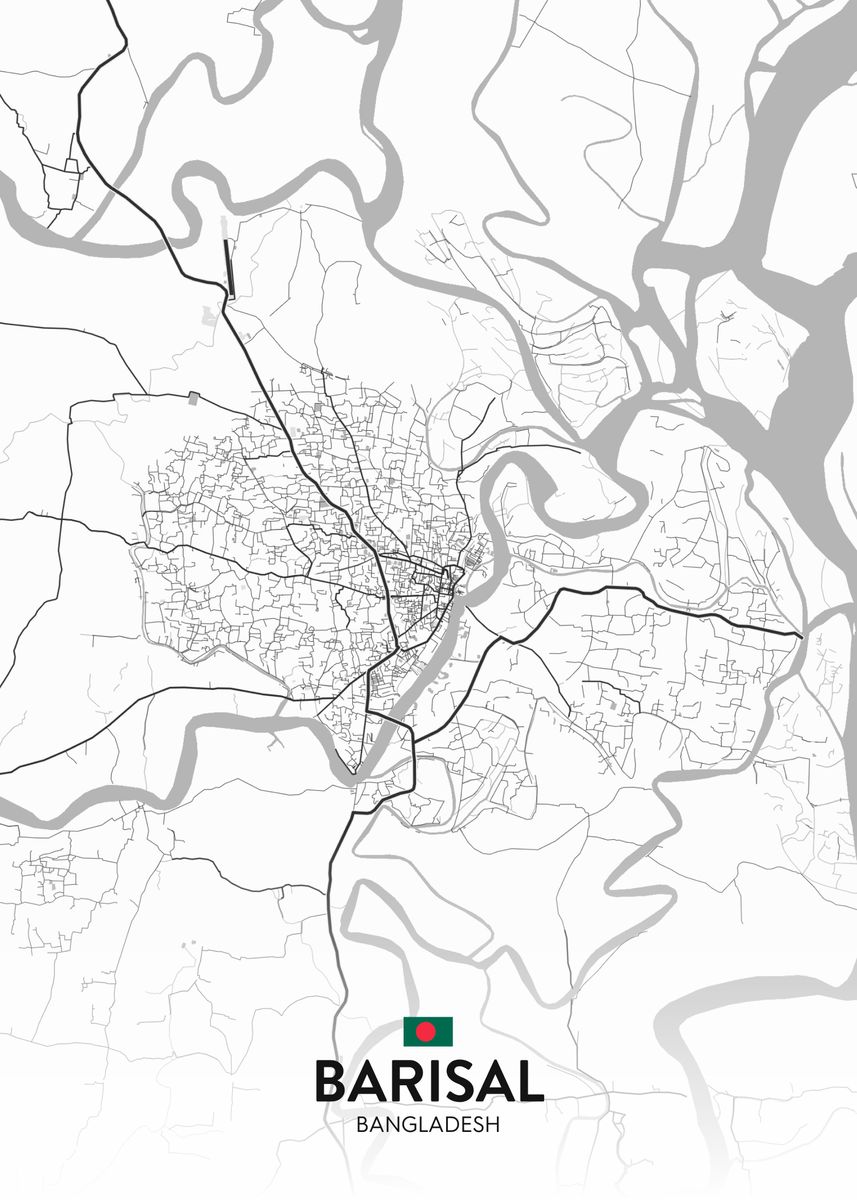 'Barisal BD' Poster by IMR Designs | Displate