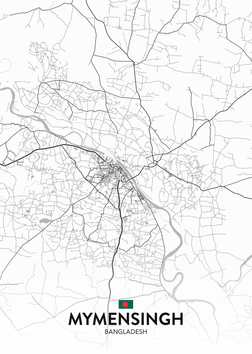 'Mymensingh BD' Poster by IMR Designs | Displate