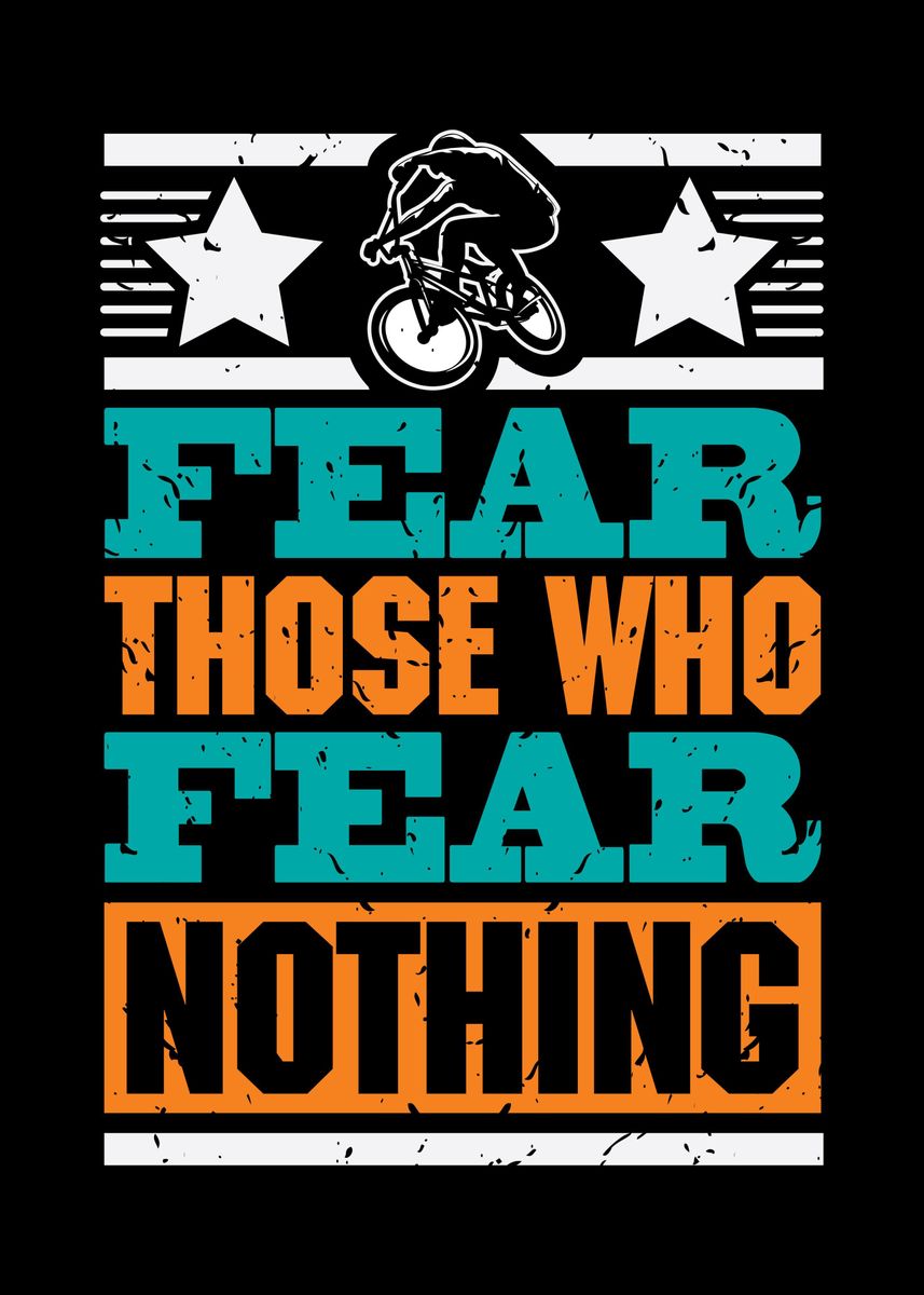 'BMX bike saying biker' Poster, picture, metal print, paint by ...