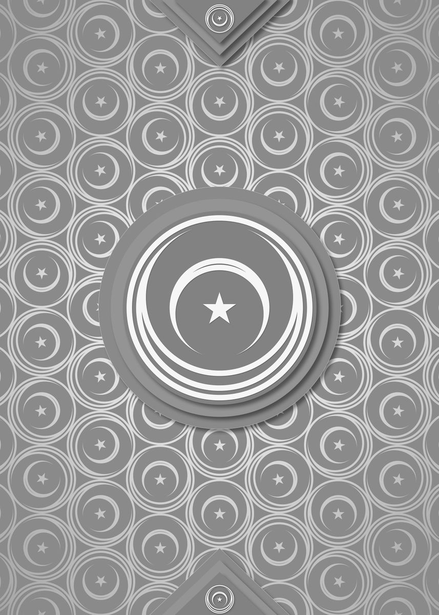 'Geometric Glyph Patterns' Poster, picture, metal print, paint by Holy ...