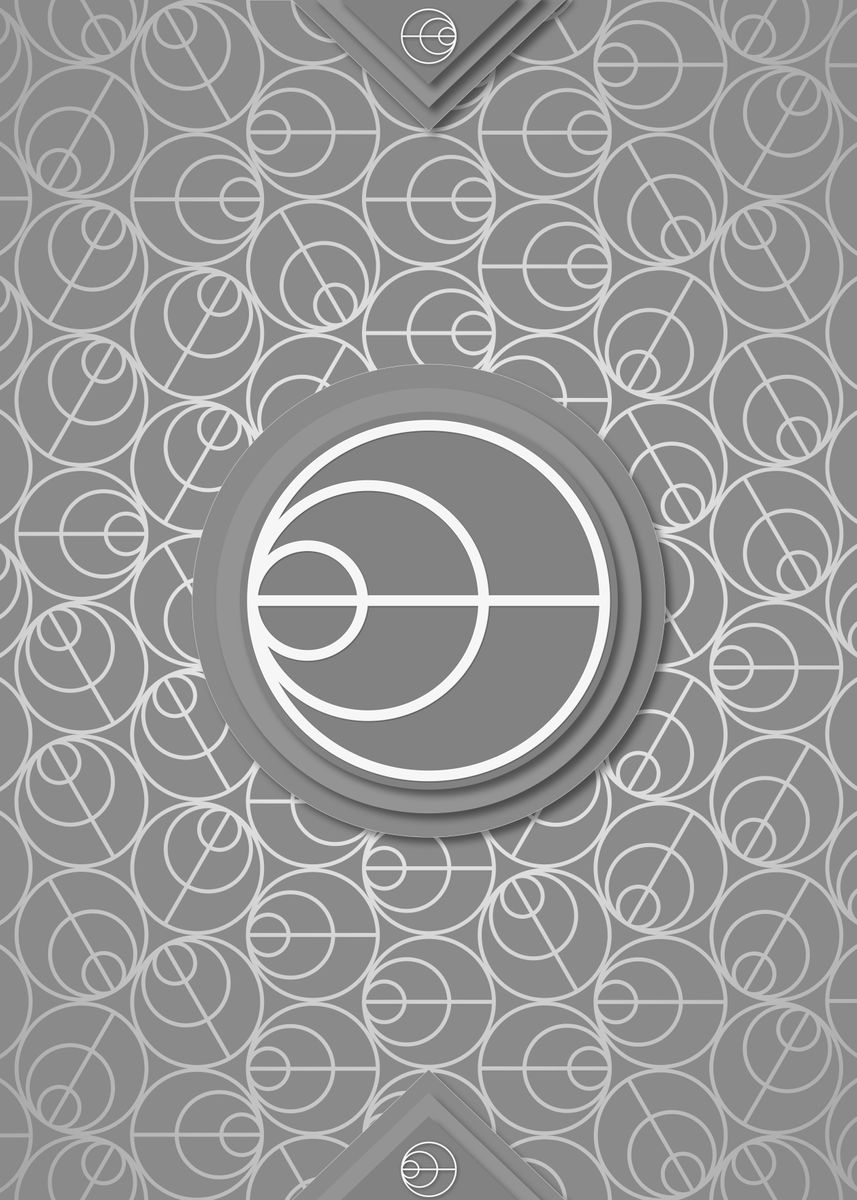 'Geometric Glyph Patterns' Poster, picture, metal print, paint by Holy ...