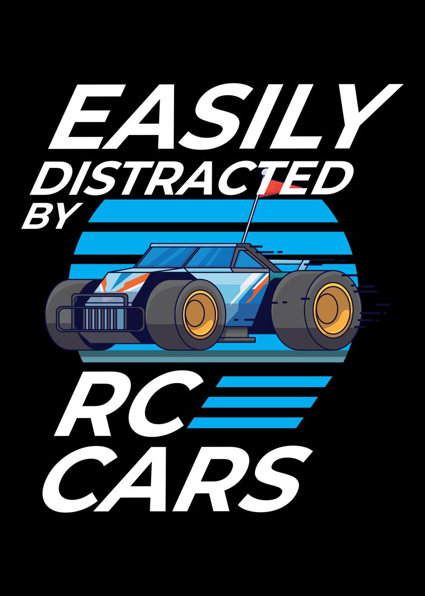 'RC Cars RC Car Racer' Poster, picture, metal print, paint by ...