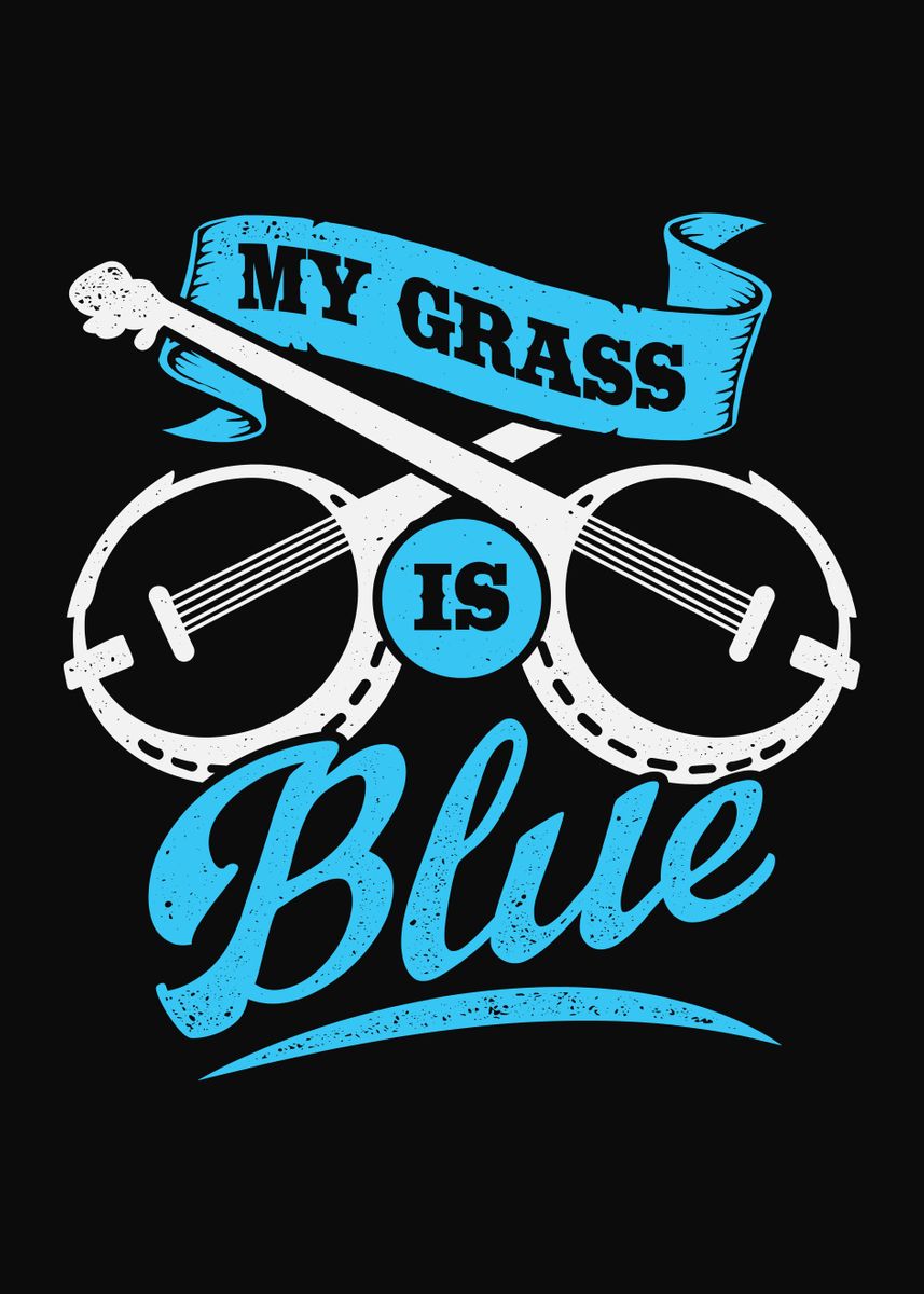 'Bluegrass Music Design' Poster, picture, metal print, paint by Marcel ...