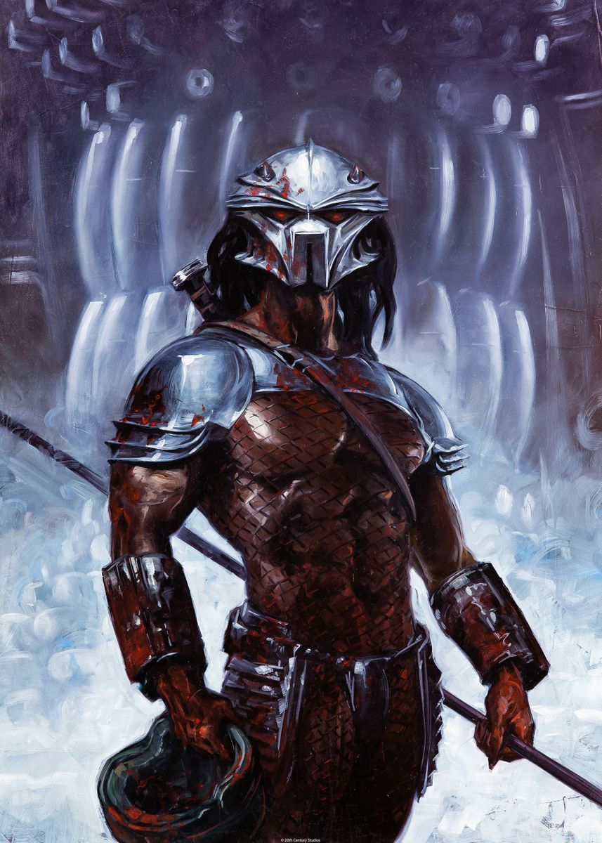 'Predator Pose' Poster, picture, metal print, paint by Predator | Displate