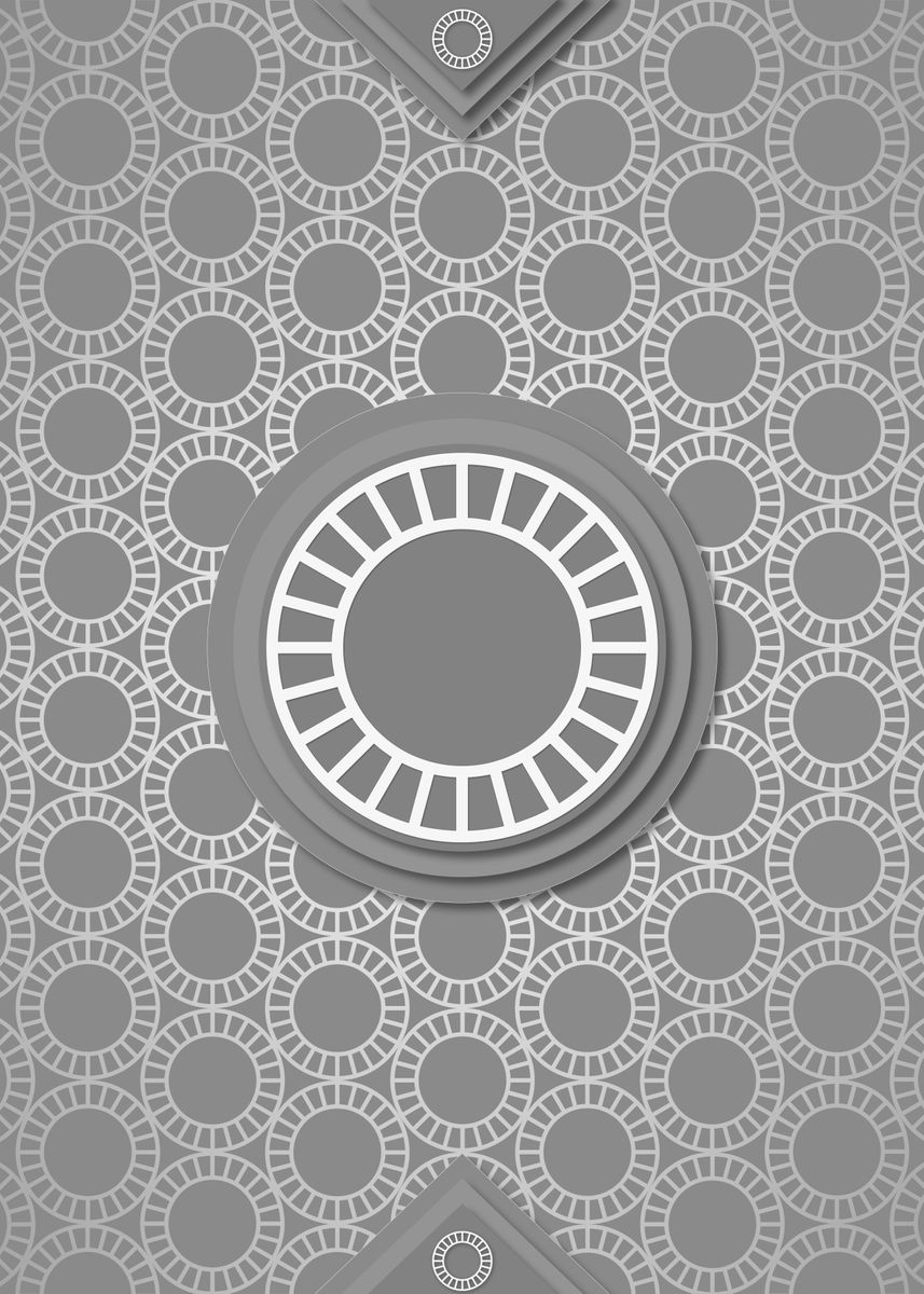 'Geometric Glyph Patterns' Poster, picture, metal print, paint by Holy ...