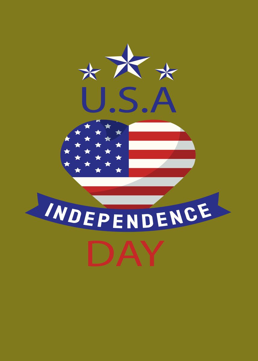 'independence day' Poster, picture, metal print, paint by Lloyd Studio ...
