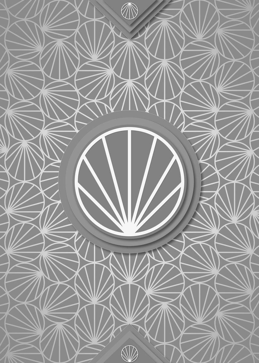 'Geometric Glyph Patterns' Poster, picture, metal print, paint by Holy ...