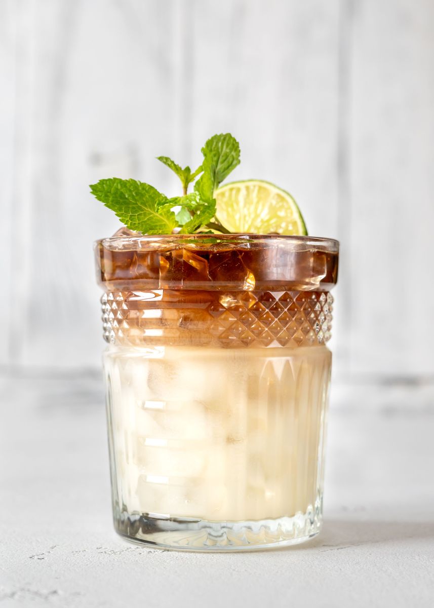 'Glass of Mai Tai' Poster by Oleksandr Prokopenko | Displate