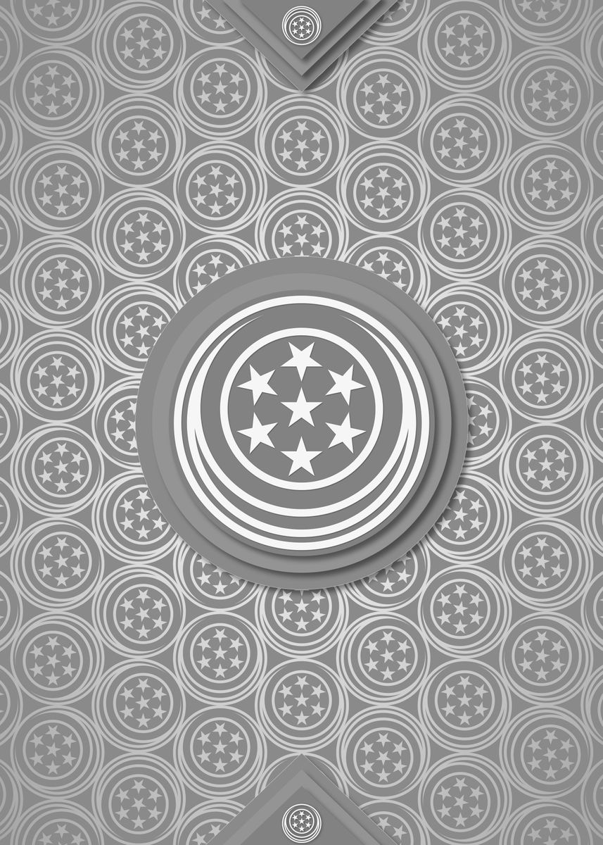 'Geometric Glyph Patterns' Poster, picture, metal print, paint by Holy ...