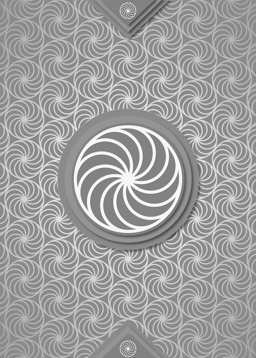 'Geometric Sign Pattern Art' Poster, picture, metal print, paint by ...