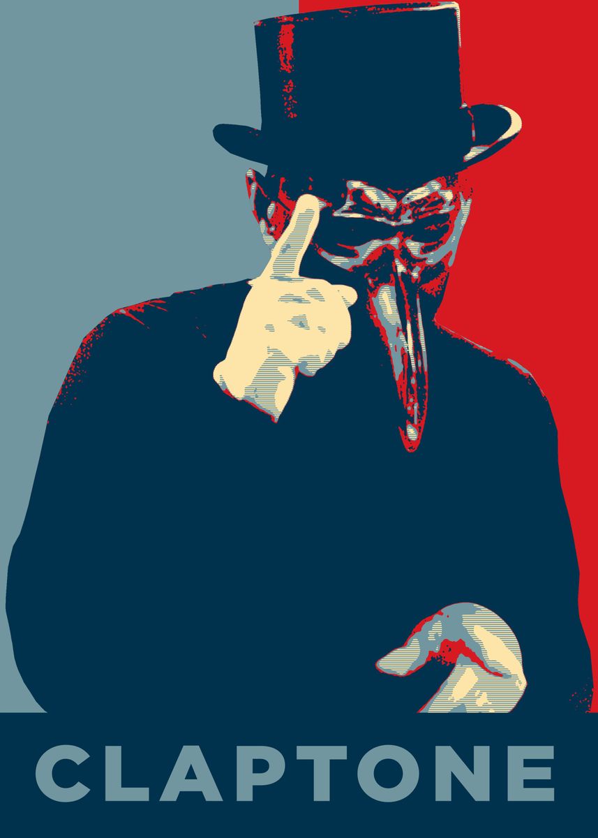 'Claptone' Poster, picture, metal print, paint by Limited Edition ...