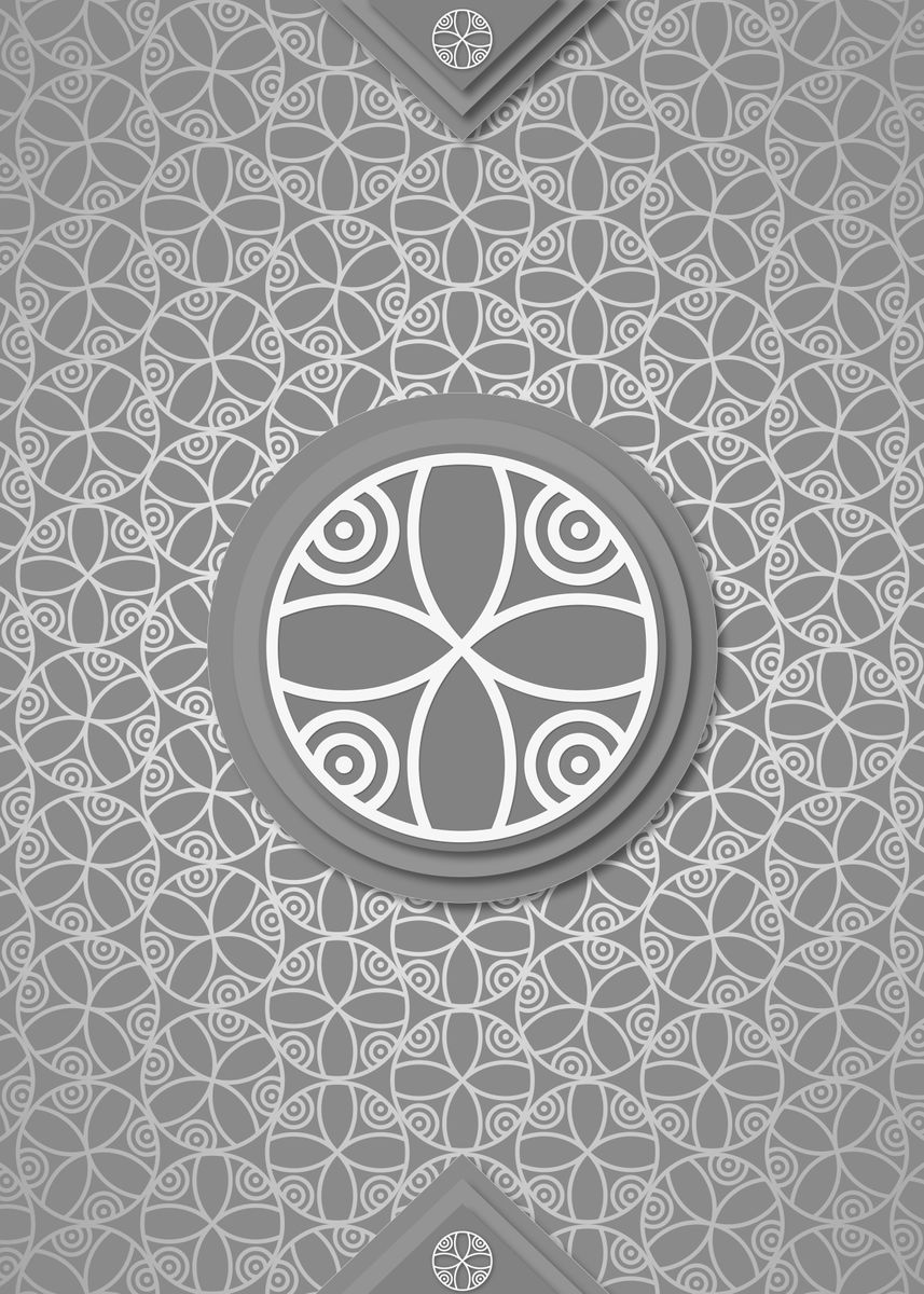 'Geometric Glyph Patterns' Poster, picture, metal print, paint by Holy ...