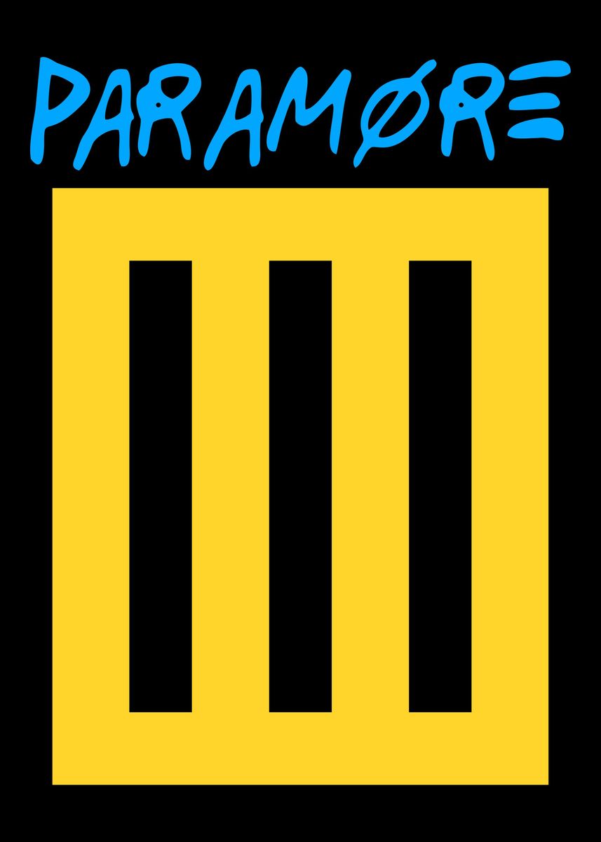 'Paramore' Poster, picture, metal print, paint by supergaff | Displate