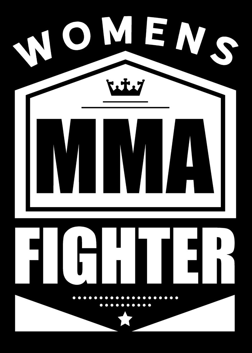'Womens MMA Fighter' Poster by dr3designs | Displate
