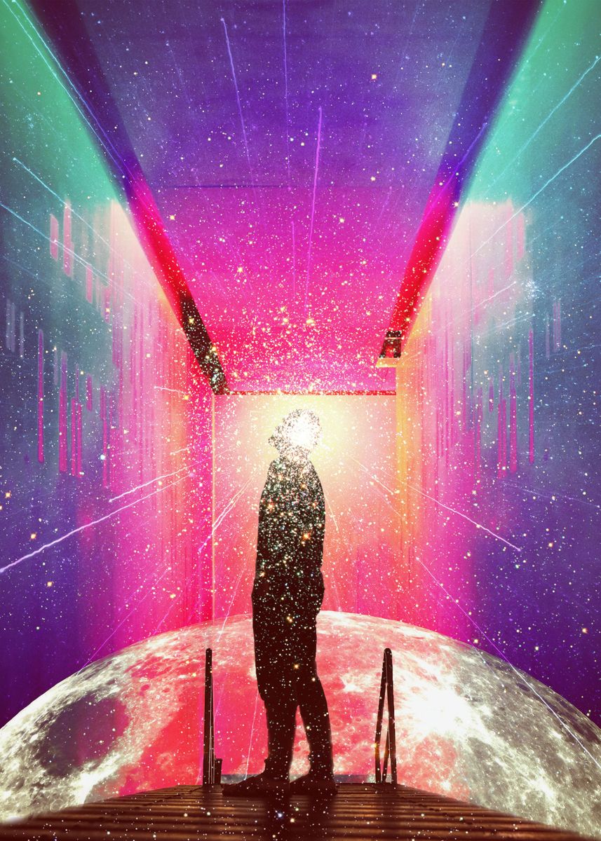 'Confusing dimensions' Poster, picture, metal print, paint by Ricky ...