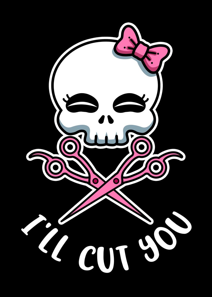 'Ill Cut You' Poster by CatRobot | Displate