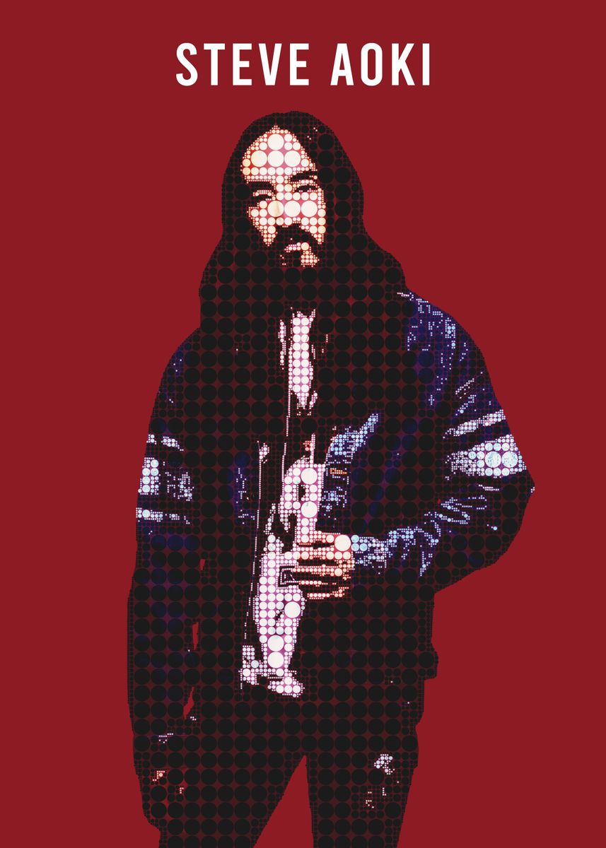'Steve Aoki' Poster by Bestselling Music Posters | Displate