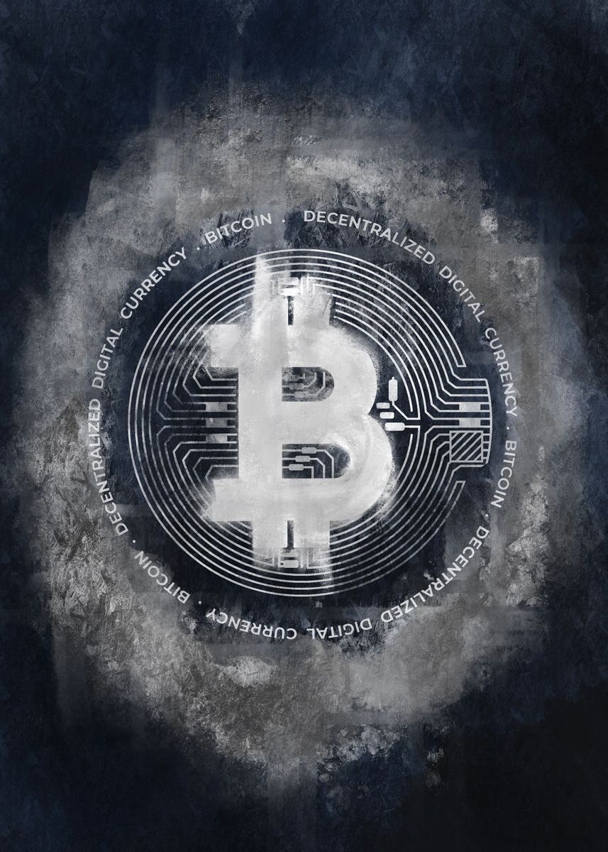 'Bitcoin' Poster, picture, metal print, paint by Valter Shabani ...