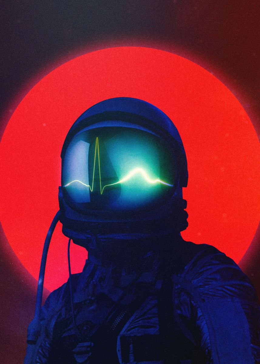 'Vital' Poster, picture, metal print, paint by seam less | Displate