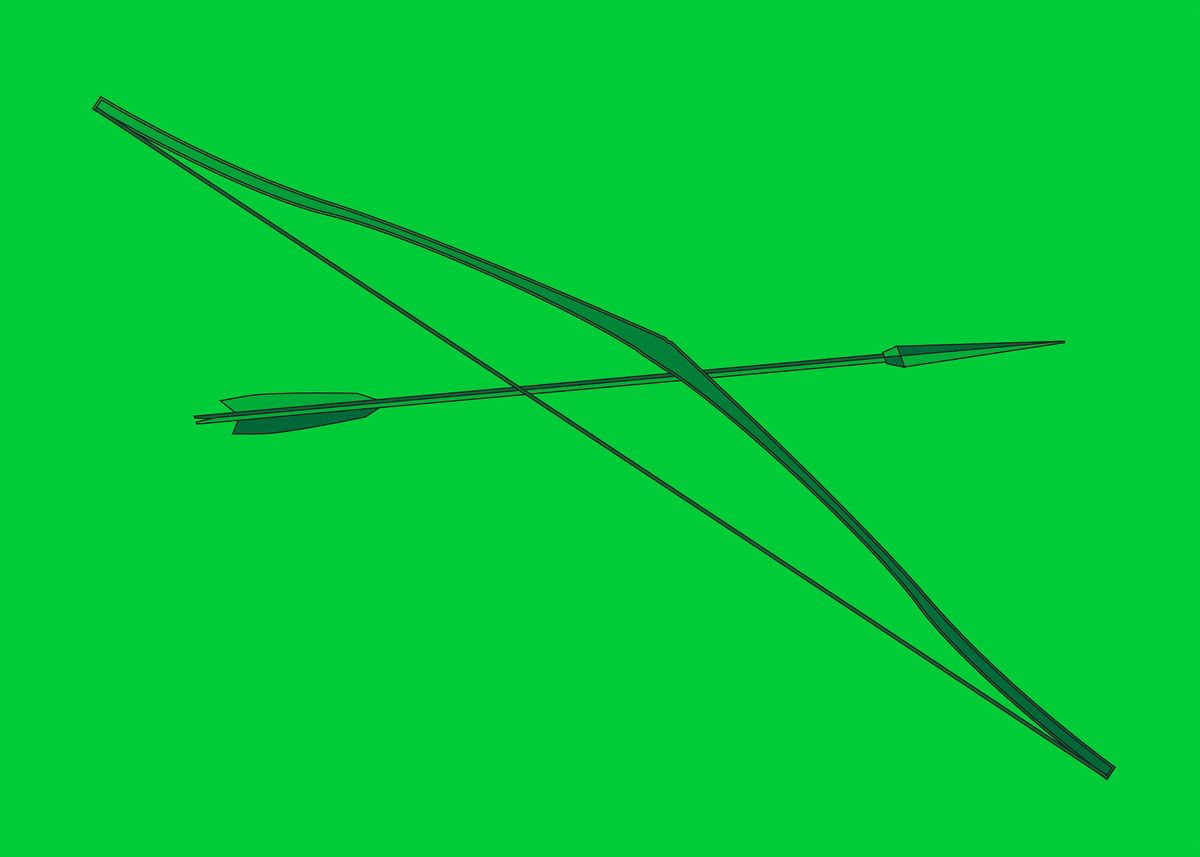 'Robin Hood Bow And Arrow' Poster by HomeStead Digital | Displate