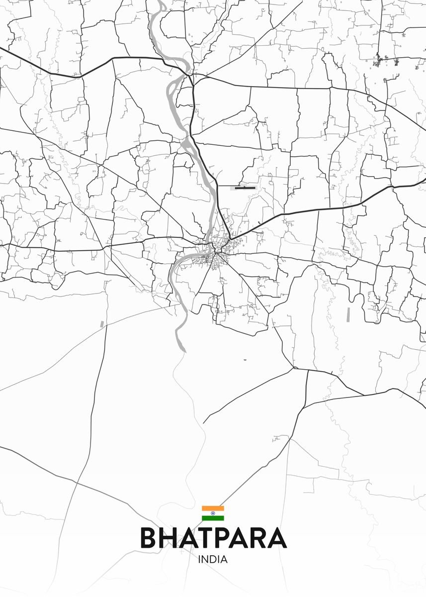 'Bhatpara IN' Poster, picture, metal print, paint by IMR Designs | Displate