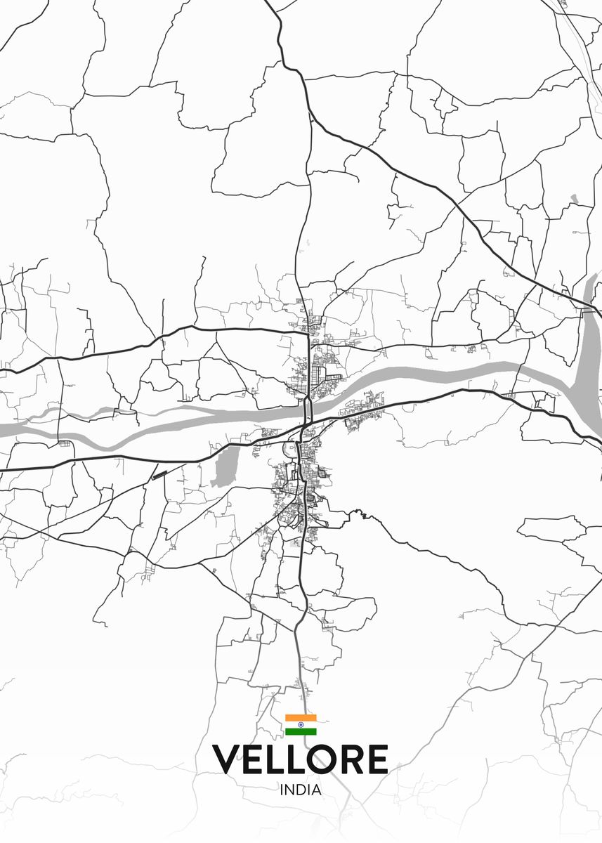 'Vellore IN' Poster, picture, metal print, paint by IMR Designs | Displate