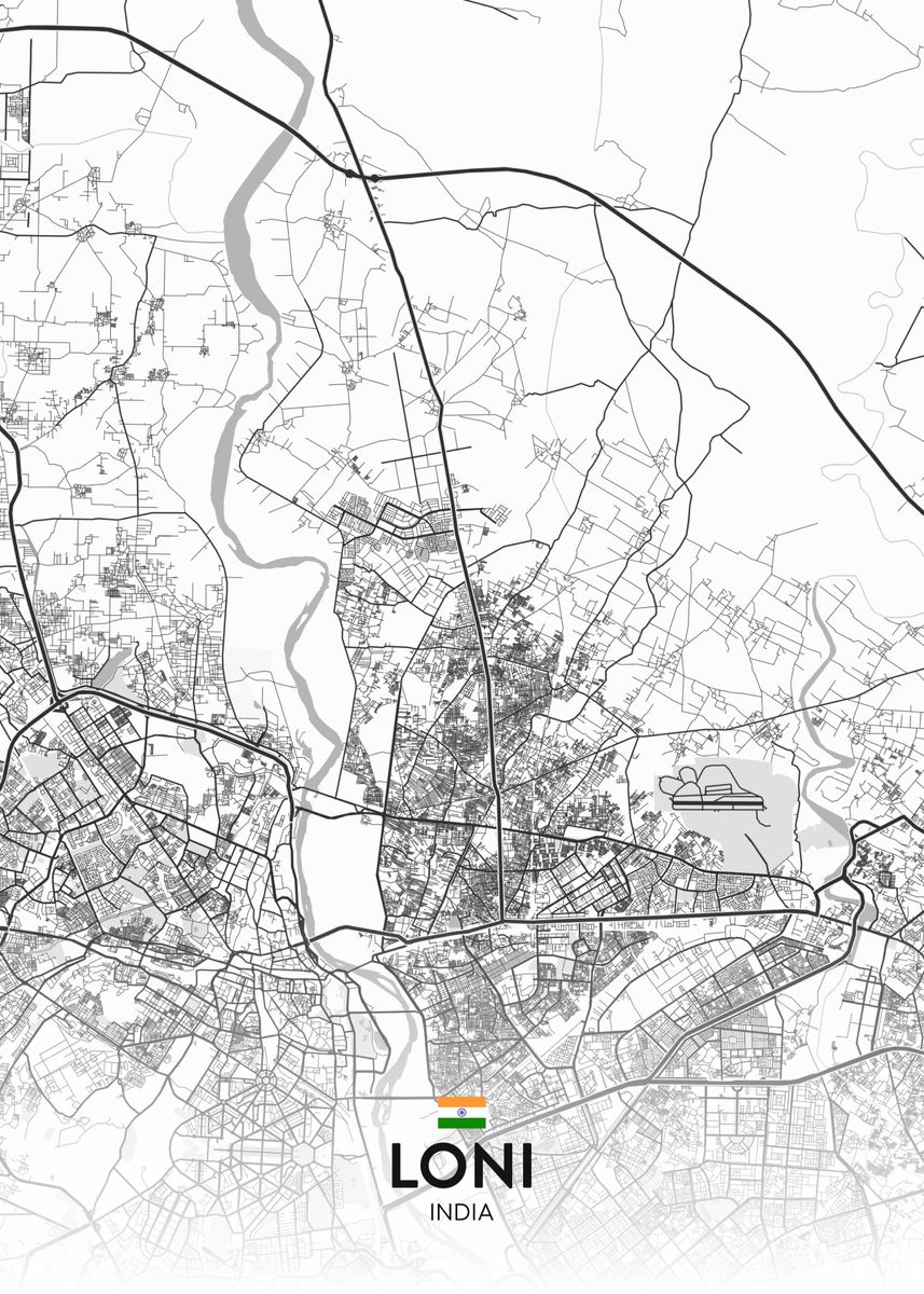 'Loni IN' Poster, picture, metal print, paint by IMR Designs | Displate