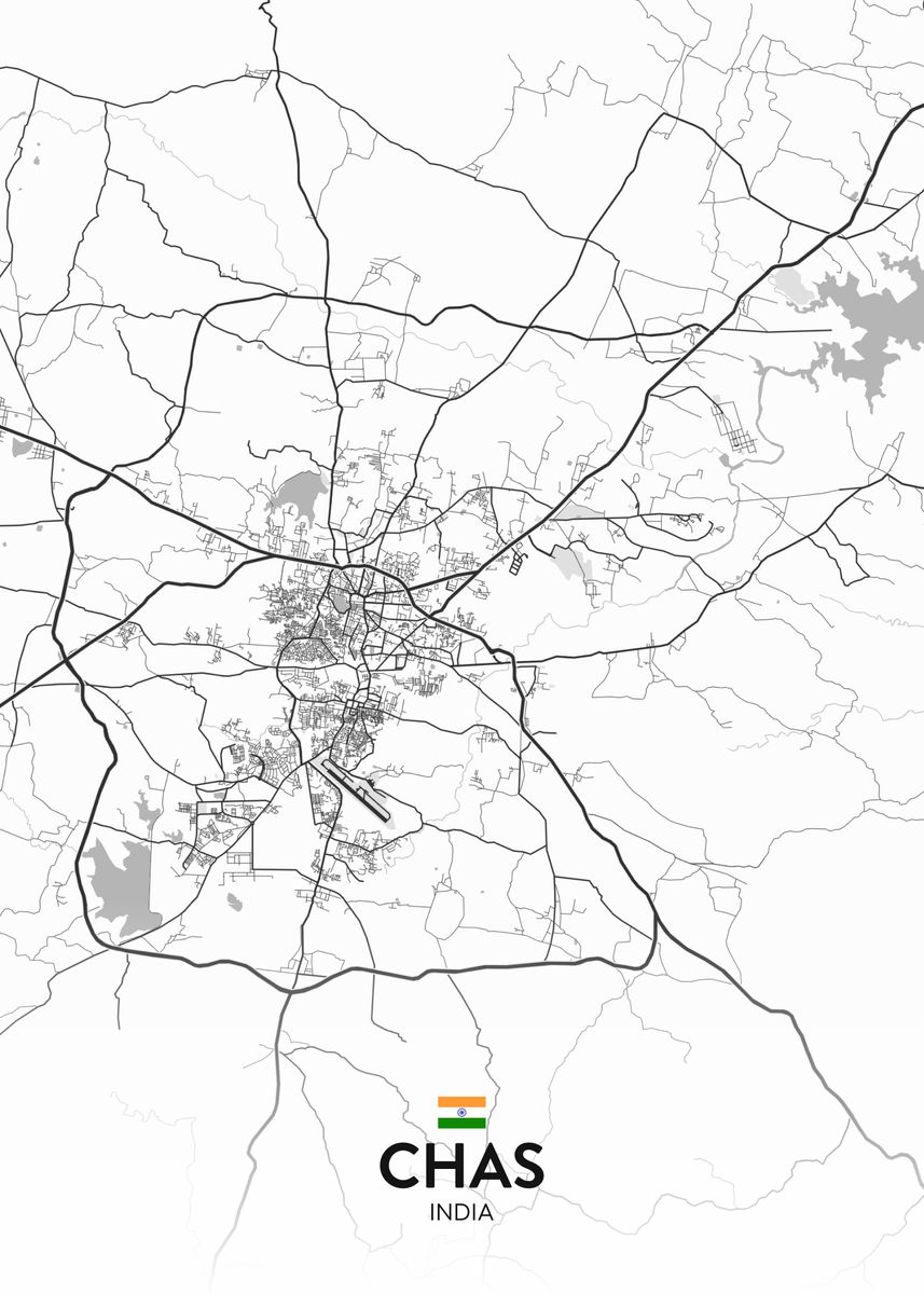 'Chas IN' Poster, picture, metal print, paint by IMR Designs | Displate