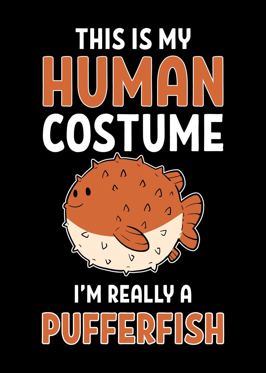 'Puffer Fish' Poster by FunnyGifts | Displate