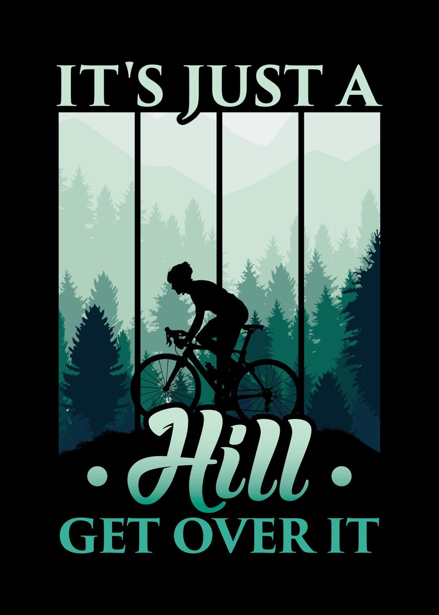 'Mountain bike MTB' Poster by Sebastian Wünsche | Displate