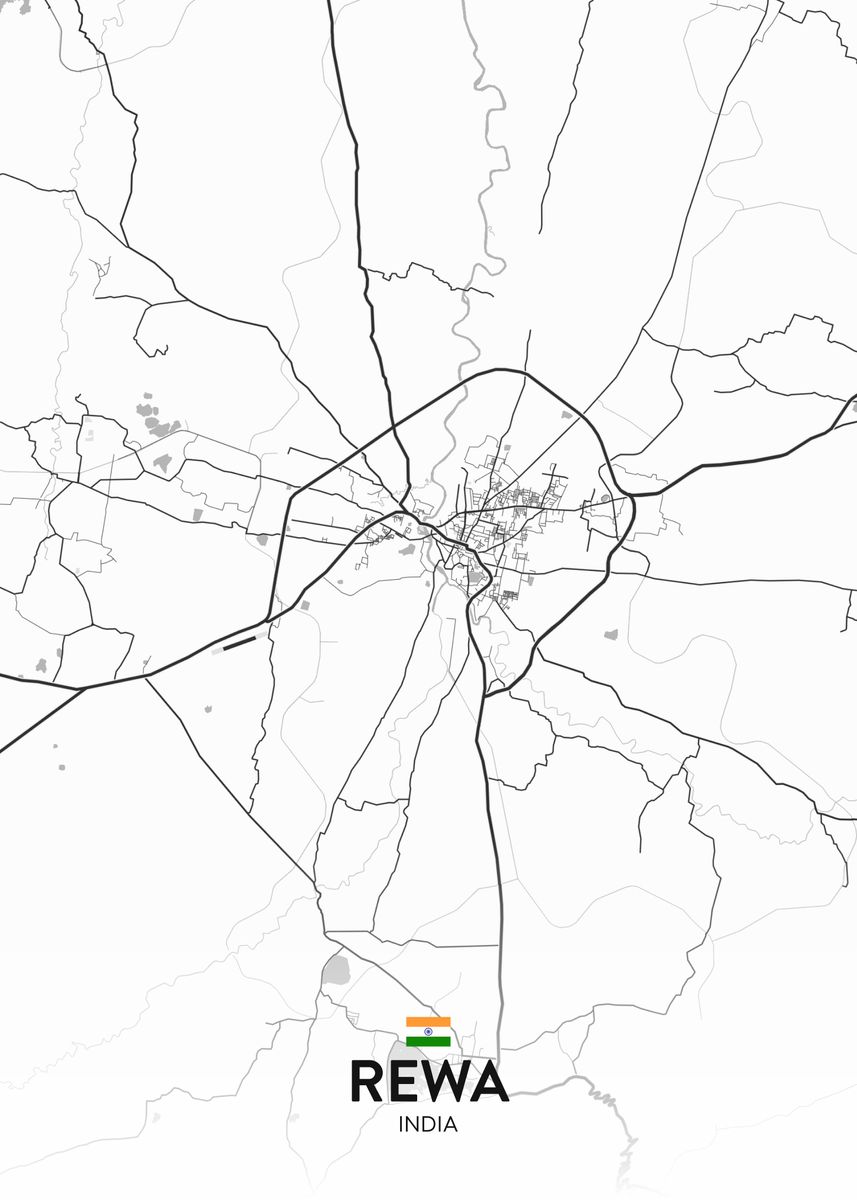 'Rewa IN' Poster by IMR Designs | Displate