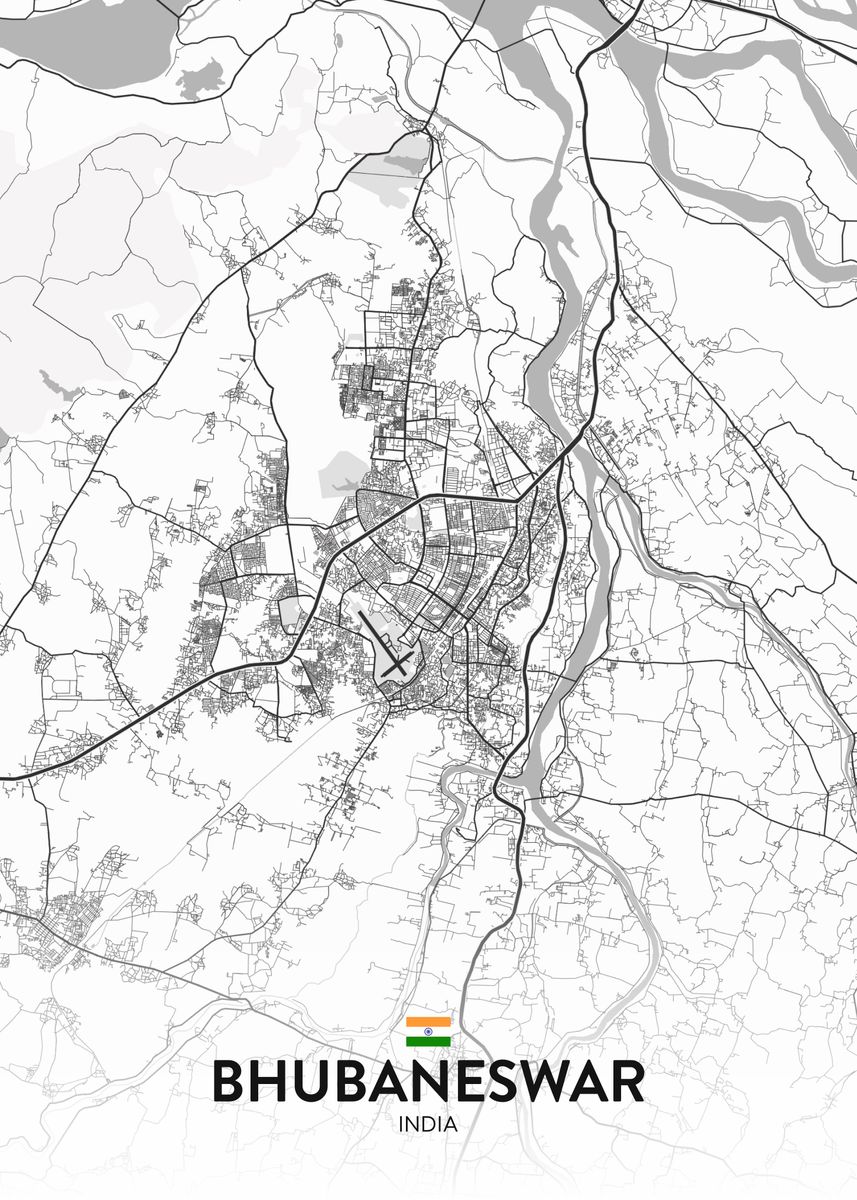 'Bhubaneswar IN' Poster, picture, metal print, paint by IMR Designs ...