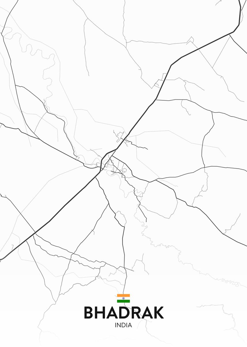 'Bhadrak IN' Poster, picture, metal print, paint by IMR Designs | Displate