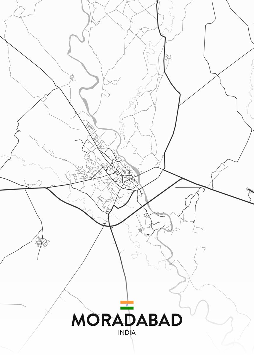 'Moradabad IN' Poster, picture, metal print, paint by IMR Designs ...