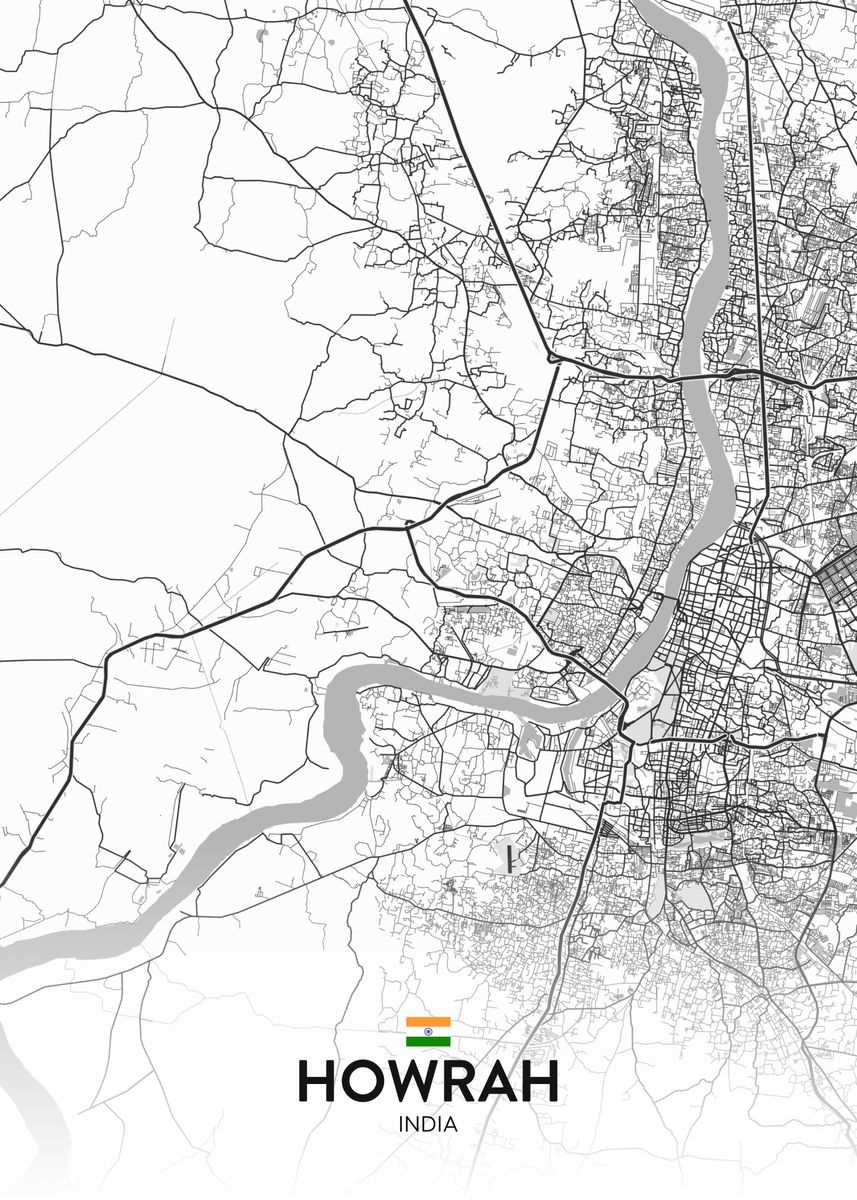 'Howrah IN' Poster by IMR Designs | Displate