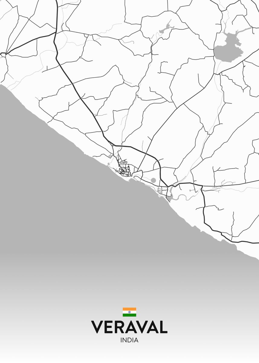 'Veraval IN' Poster by IMR Designs | Displate